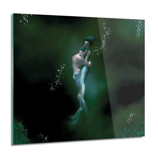 ArtprintCave, Obraz na szkle, Syreny para miłość, nowoczesne, 60x60 cm ...