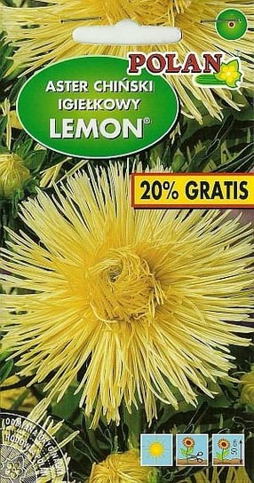 Aster igiełkowy Lemon 1.2 g POLAN - Inna marka | Sklep EMPIK.COM