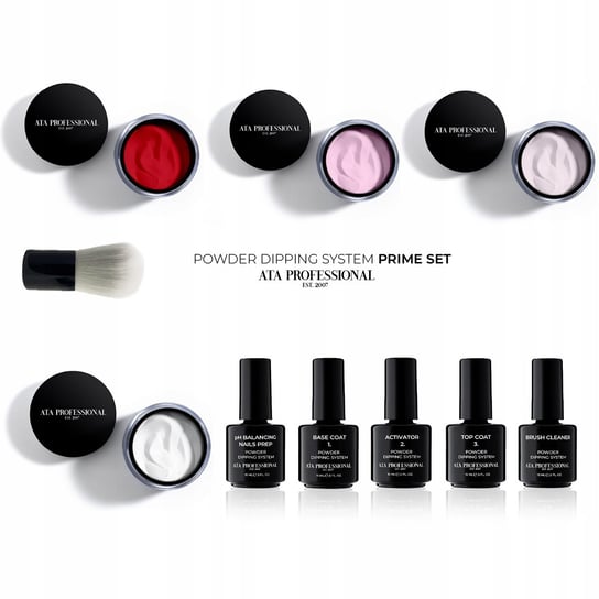 ATA PROFESSIONAL Zestaw Startowy do Manicure Tytanowego PRIME SET ...
