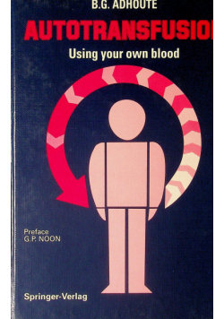 Autotransfusion Using your own blood - Springer Verlag | Książka w Empik