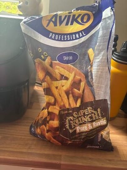 Aviko chrupiące frytki ze skórką o domowym wyglądzie-Super Crunch Pure ...