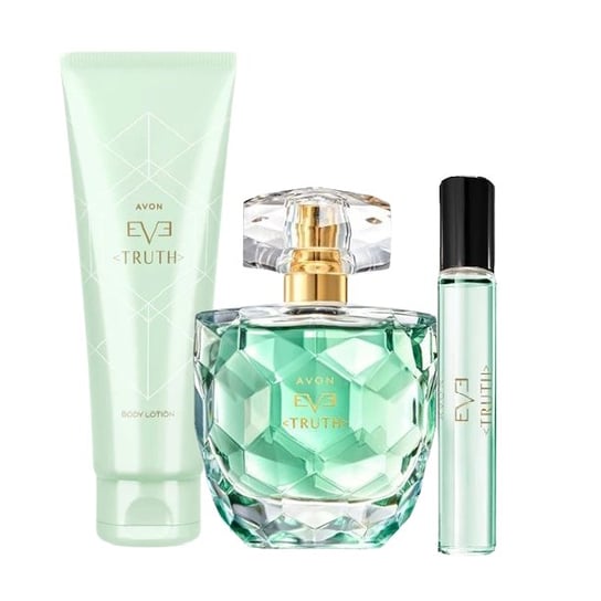 Avon Eve Truth Zestaw kosmetyków [Perfumy + Balsam + Perfumetka ...