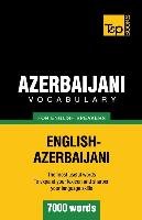 Azerbaijani vocabulary for English speakers - 7000 words - Andrey ...