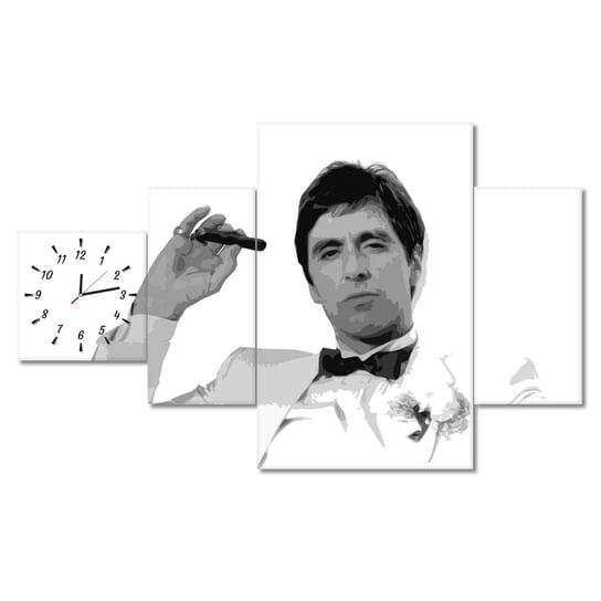 Zegar 130x80cm Scarface Al Pacino Aktor - ZeSmakiem | Sklep EMPIK.COM