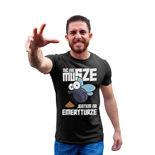 Koszulka męska Nie Nie Musze Jestem Na Emeryturze Dla Emeryta M ...