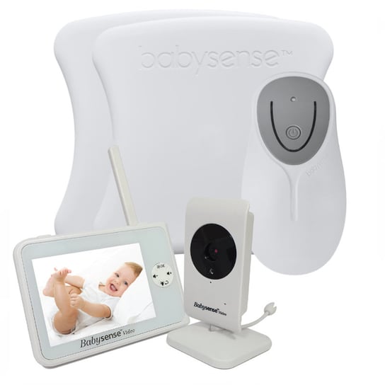 Babysense V35 Elektroniczna niania z kamerą + Monitor oddechu Babysense ...