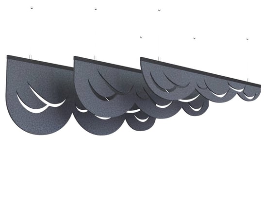 Baffle akustyczne z nacięciami Cloud 300x1200 z filcu PET - Feltro Design | Sklep EMPIK.COM