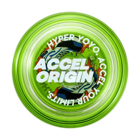 Bandai 60008 Accel Hyper Yoyó Lime Green, gra zręcznościowa, optymalna ...
