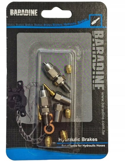 Baradine HP-M-01 końcówki przewodu hydraulicznego do MAGURA SL LOUISE ...
