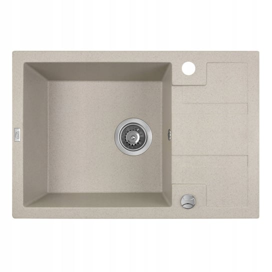 Barbados Zlew Granitowy 1 Kom. Z Poc. 44X65Cm Z Syfone - Deante | Sklep ...