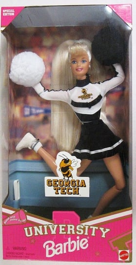 Barbie, cheerleaderka Georgia Tech University - Barbie | Sklep EMPIK.COM