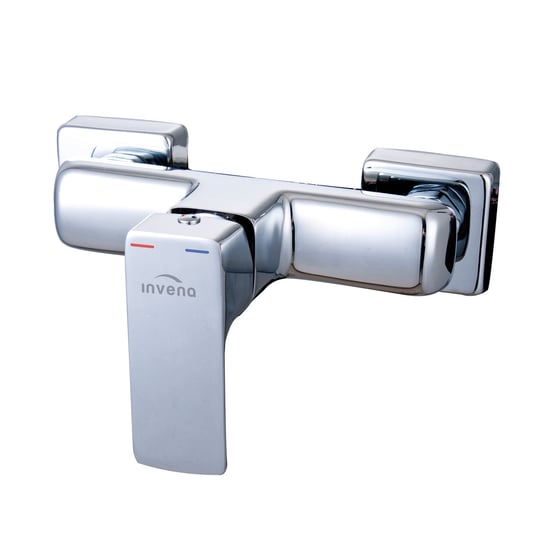 Bateria prysznicowa Invena Nyks srebrna - INVENA | Sklep EMPIK.COM