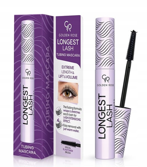 GOLDEN ROSE Longest Lash Tubing Mascara wydłużający tusz do rzęs 9ml ...
