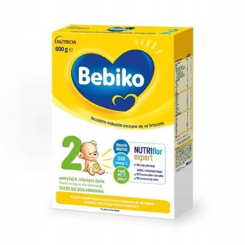 Bebiko 2, mleko następne dla niemowląt powyżej 6. miesiąca życia, 600 g ...