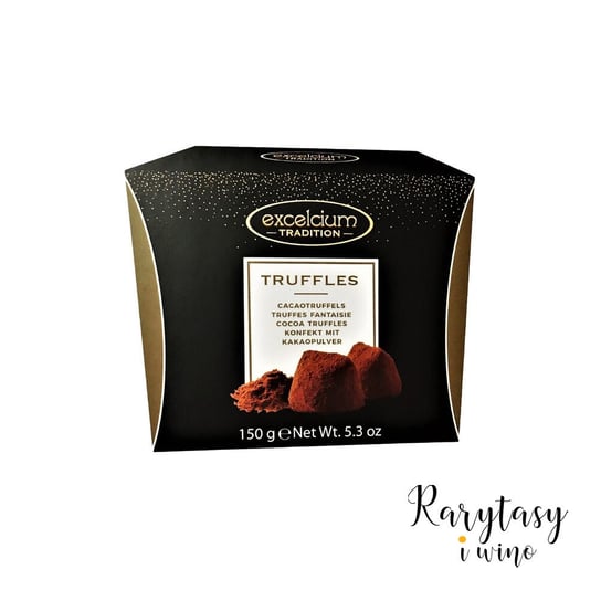 Belgijskie Trufle Kakaowe "Cocoa Truffles Black" Excelcium Tradition ...