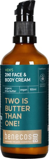 benecosBIO MEN 2w1, Krem Do Twarzy I Ciała Z Organicznym Masłem Shea, 100ml | Sklep EMPIK.COM