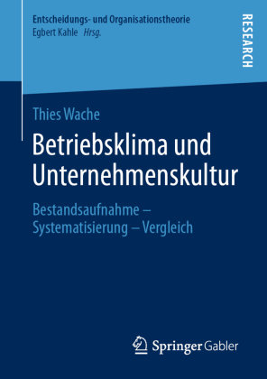 Betriebsklima und Unternehmenskultur - Springer, Berlin | Książka w Empik