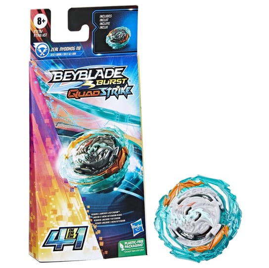 Beyblade Burst QuadStrike - F776 - Zestaw spinaczy obrotowych - Zeal ...