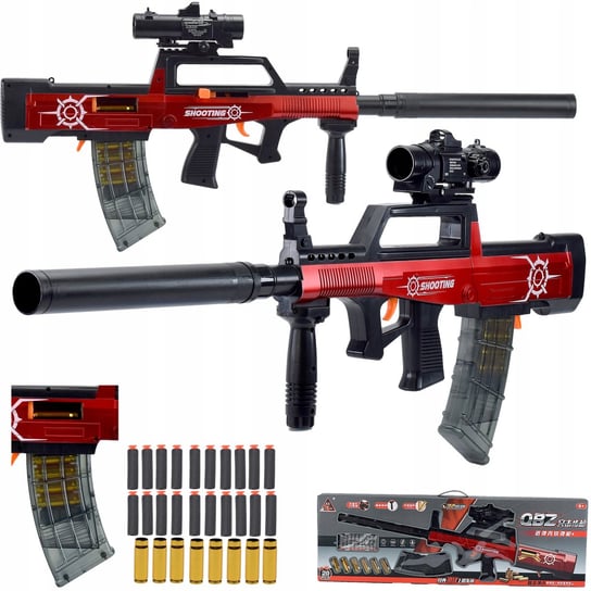 BEZPIECZNY KARABIN PISTOLET QBZ NA STRZAŁKI ŁUSKI - Skleplolki | Sklep EMPIK.COM