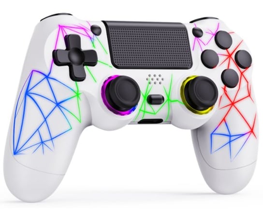 Bezprzewodowy Pad Do Ps4 Pc Doubleshock Linie Pęknięcie Biały - Inny ...