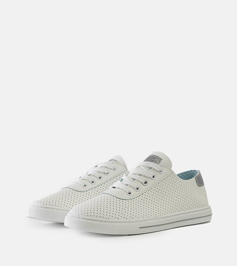 Białe perforowane sneakersy Ruala-38 - Inna marka | Sport Sklep EMPIK.COM
