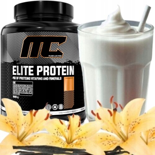 BIAŁKO mix białek WPC WPI Witaminy Muscle Care Elite Protein 1800g ...