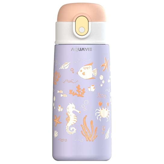 Bidon termiczny kubek termos dla dzieci 500ml AQUAVIE Termobutelka słomka - Inna marka | Sklep ...