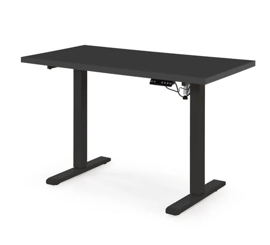 Biurko B54 120x60cm czarne z regulacją wysokości - Halmar | Sklep EMPIK.COM