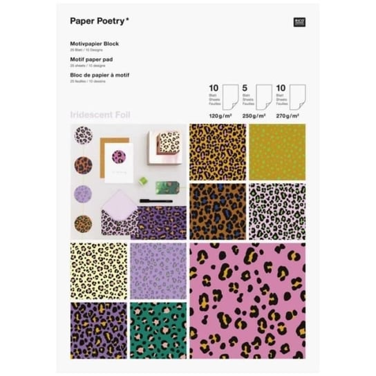 Blok papierowy A4 - Acid Leo - 25 ark - Rico Design | Sklep EMPIK.COM