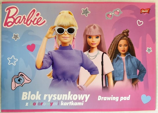 Blok Rysunkowy Kolorowy A4 Barbie 16 Arkuszy - Unipap | Sklep EMPIK.COM