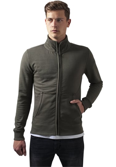 bluza LOOSE TERRY ZIP JACKET, rozpinana, olive-S - Urban Classics ...