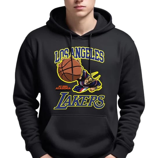 Bluza Męska Z Kapturem Los Angeles Lakers Koszykówka Wz Prezent Rozmiar ...