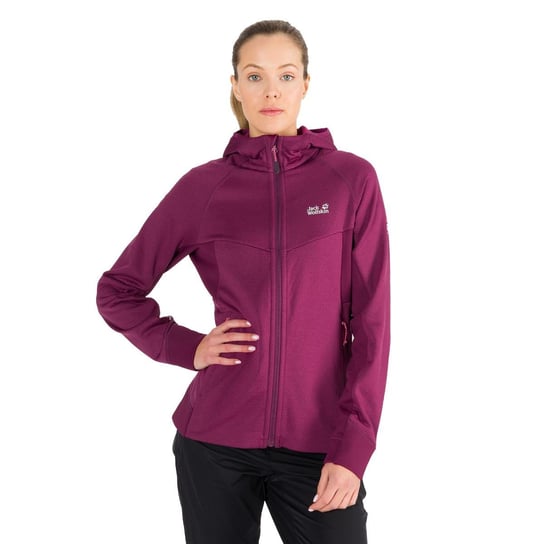 Bluza polarowa damska Jack Wolfskin Hydro Grid Fleece różowa 1709911 ...