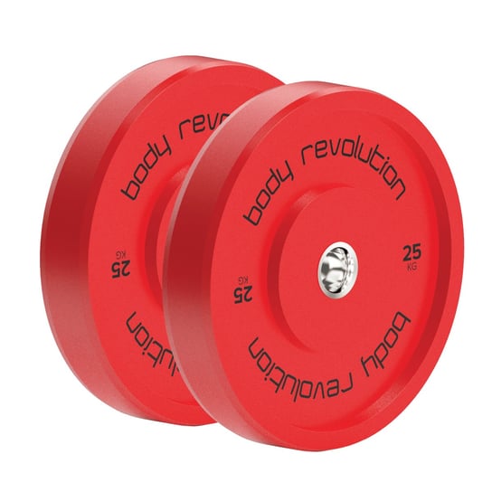 Body Revolution Olympic Bumper Plates Culoare 25kg pereche - Monster ...