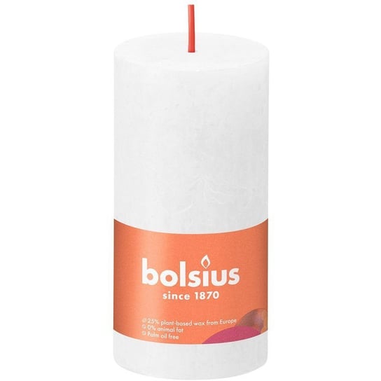 Bolsius świeca bryłowa pieńkowa rustykalna słupek Rustic Shine 100/50 ...