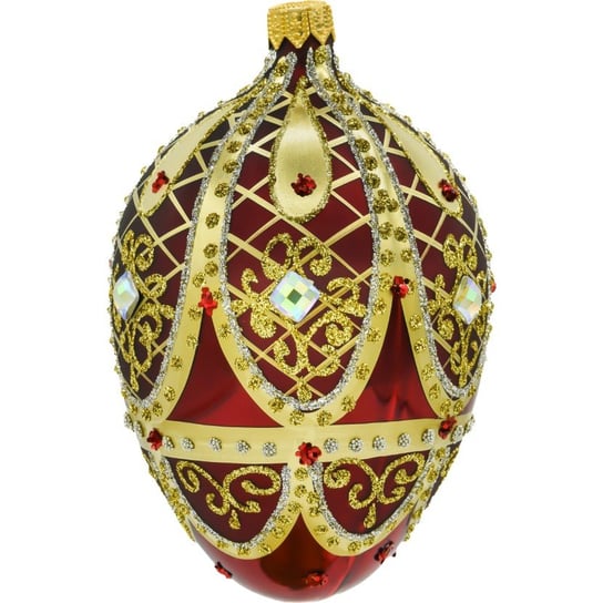 Bombka choinkowa - Ekskluzywne jajo Faberge: bordowe - Syn Bombkarza ...