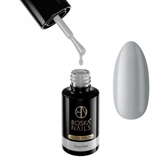 Boska Nails, Kolorowy Lakier Hybrydowy, 406 Gray Mist, 6ml | Sklep ...