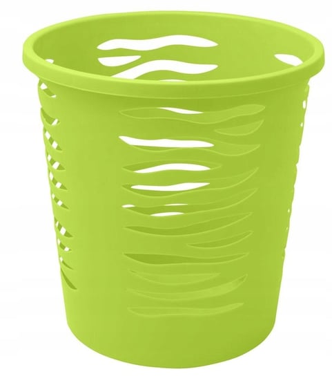 BRANQ OKRĄGŁY KOSZ NA PAPIER ZEBRA 10L ZIELONY - BRANQ | Sklep EMPIK.COM