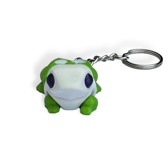 Breloczek brelok w kształcie Żaby Żaba Monika Mini Żabka 3D Biało ...
