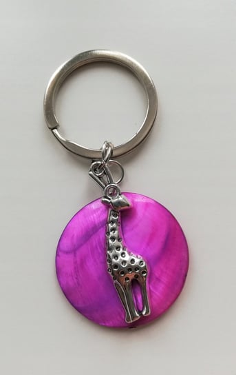 BRELOK BRELOCZEK MASA PERŁOWA ŻYRAFA RÓŻ GADŻET - ALEKORALE Elbląg ...