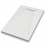 Brodzik 100x90 prysznicowy biały prostokątny docinany niski SMC + syfon ...