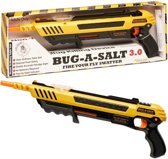 Broń na muchy komary karabinek ekologiczny na sól Bug-A-Salt 3.0 Yellow ...