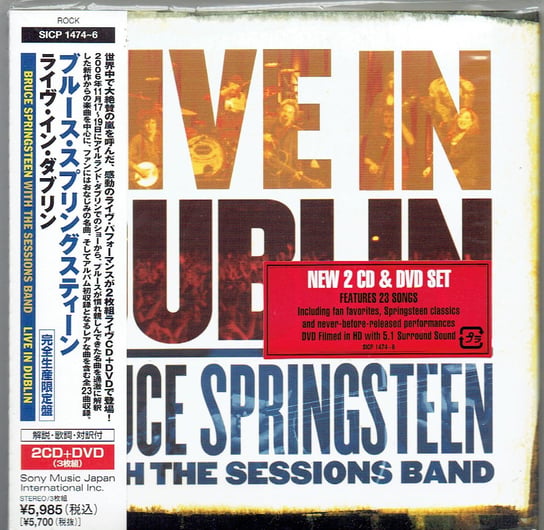 BRUCE SPRINGSTEEN Live In Dublin 2006 JAPAN 2xCD+DVD SICP-1474 ...
