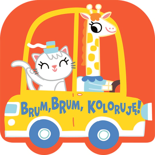 Brum, brum, koloruję! Samochód - Opracowanie zbiorowe | Książka w Empik