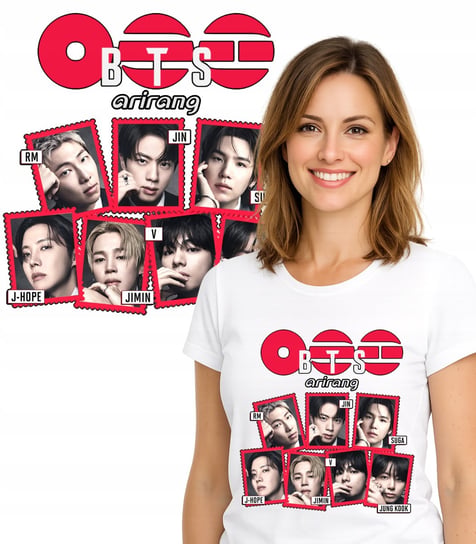 BTS COMEBACK 2026 ARIRANG K-POP KOSZULKA T-SHIRT PREMIUM L - JHK | Moda ...