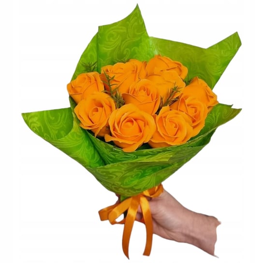 Bukiet z 11 róż mydlanych 38cm PREZENT Zakończenie Roku Szkolnego ...