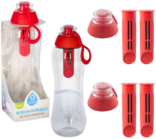 Butelka Filtrująca Dafi 0,5L + 5 Filtrów Makowa Czerwona - Dafi | Sklep ...