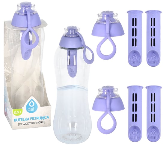 Butelka Filtrująca Dafi Soft 0,5L + 5 Filtrów Lawendowa Wrzos - Dafi ...