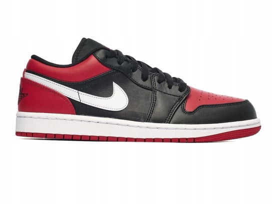 BUTY męskie NIKE AIR JORDAN 1 LOW 553558-066 czerwono czarne 47 - Nike ...