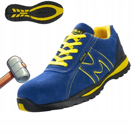 Buty robocze MĘSKIE z podnoskiem półbuty bhp lekkie obuwie ochronne CE ...